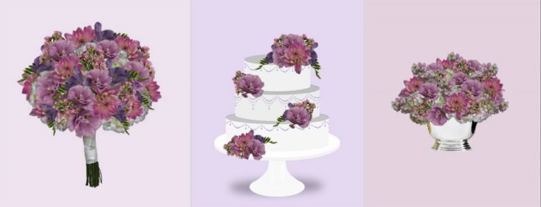 Use Design by the Blossom to Create Your Wedding Arrangements